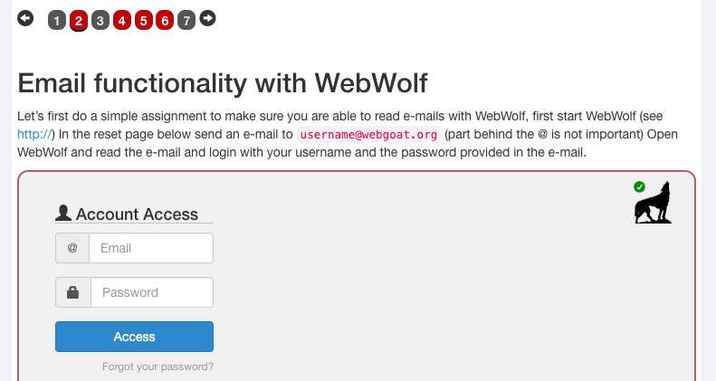 Broken link in Password Reset Lesson 1 · Issue #660 · WebGoat/WebGoat · GitHub