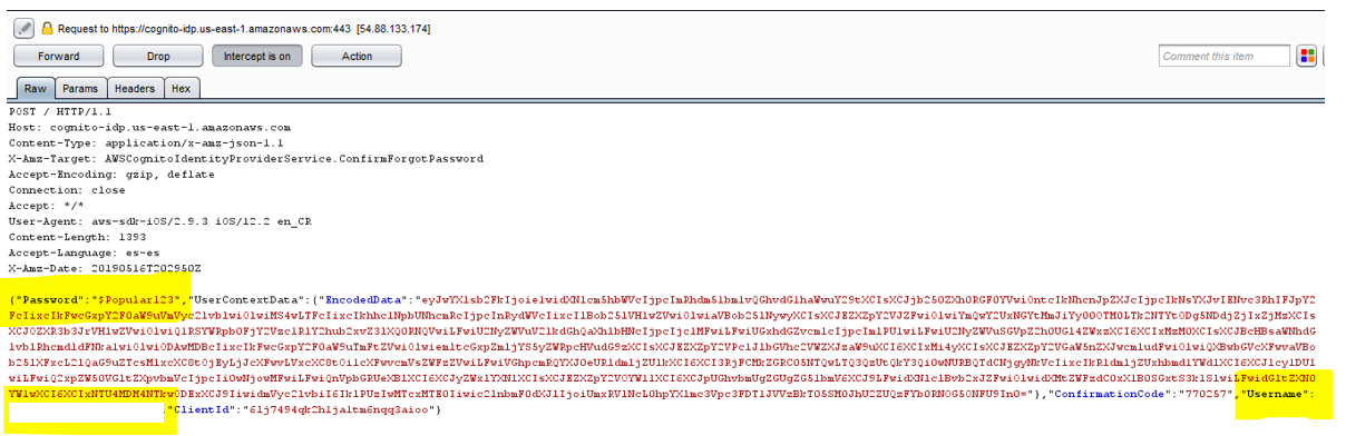 🔴encrypt Password In The Forgot Password Operation · Issue 1553 · Aws Amplifyaws Sdk Ios · Github 