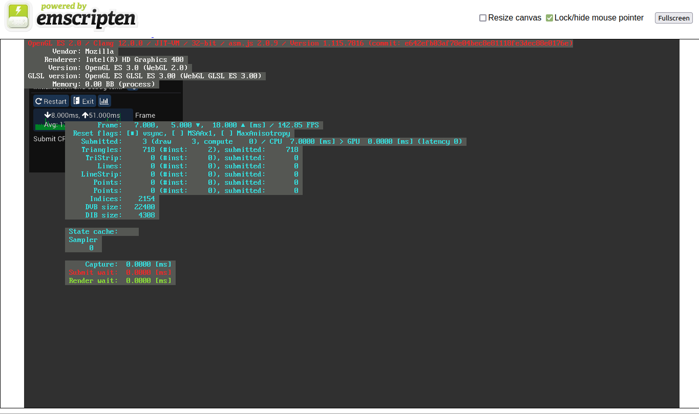 Emscripten Rendering Error · Issue 2699 · Bkaradzicbgfx · Github