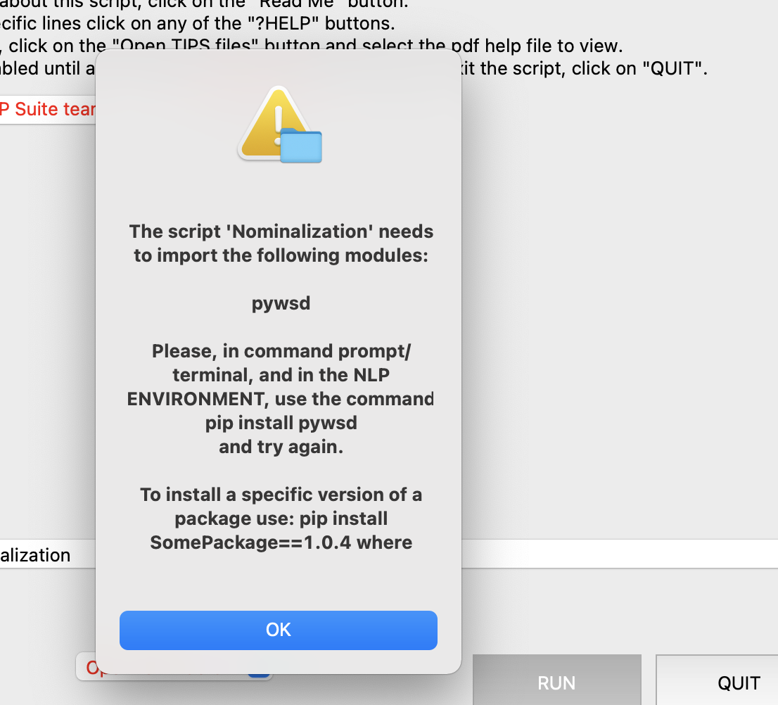 [BUG]: Nominalization Error: pywsd · Issue #240 · NLP-Suite/NLP-Suite · GitHub
