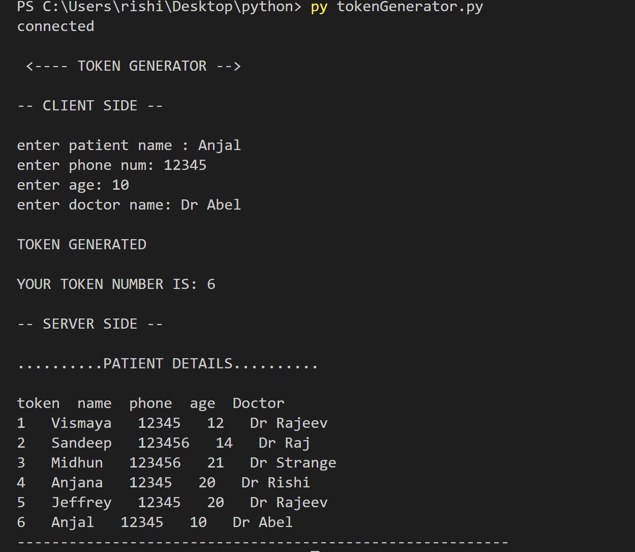 GitHub - rishi9808/TOKEN-GENERATOR
