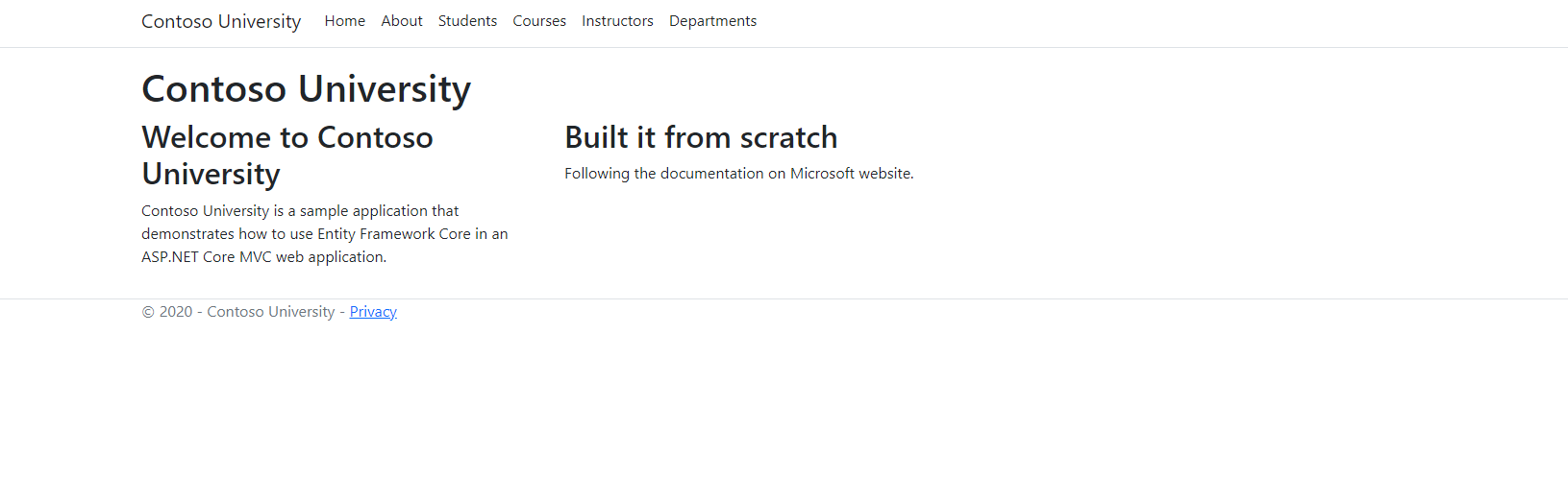 GitHub - RamiElsayed/ContosoUniversity: new project