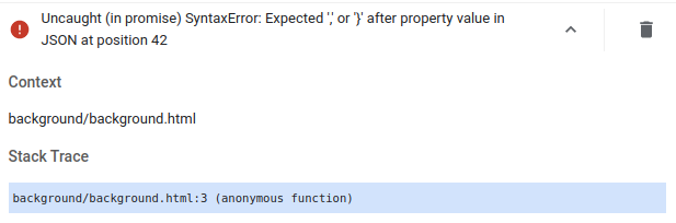 Better error messages · Issue #4947 · ScratchAddons/ScratchAddons · GitHub