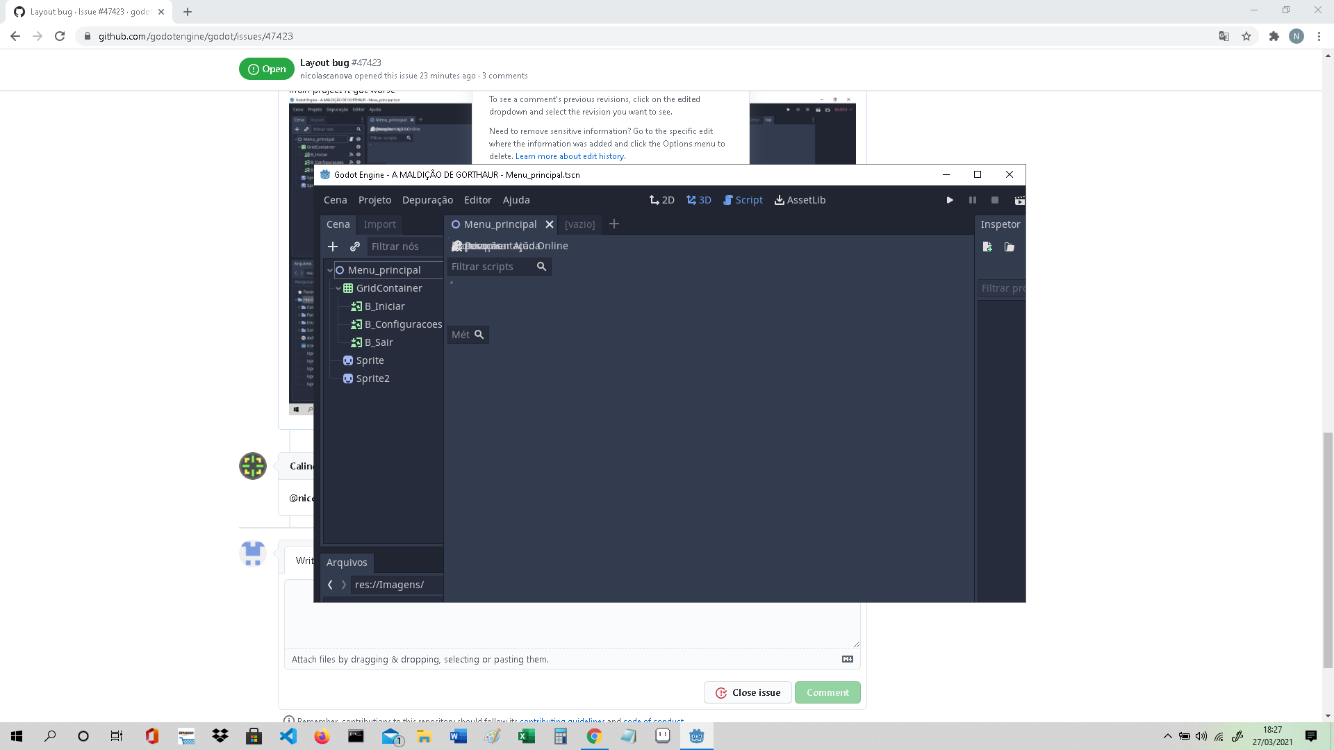 Layout bug · Issue #47423 · godotengine/godot · GitHub