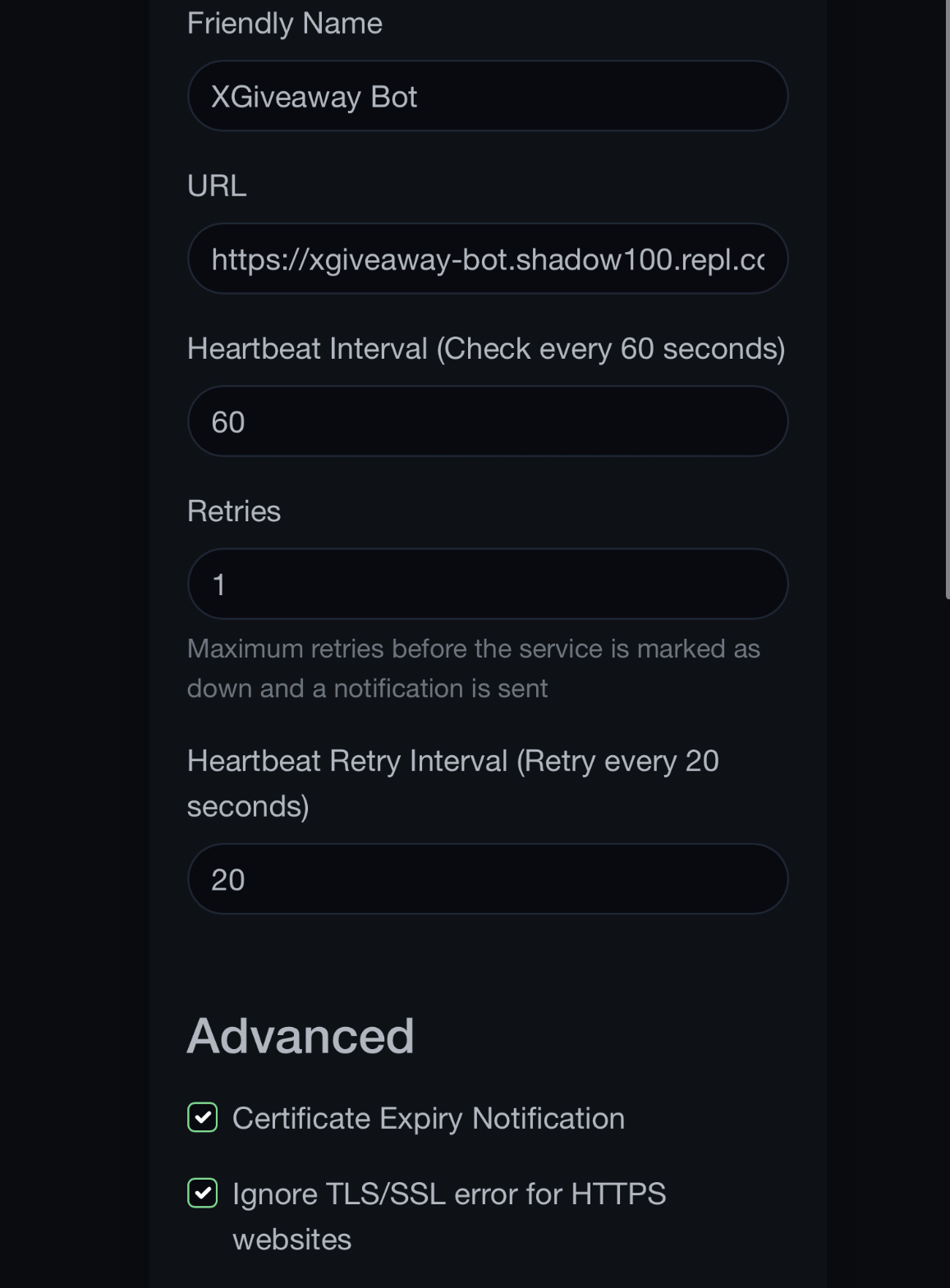 "Ignore TLS error" do not recover from backup · Issue #1694 · louislam ...