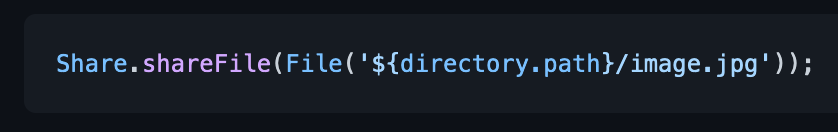 Add share images support · Issue #9817 · flutter/flutter · GitHub