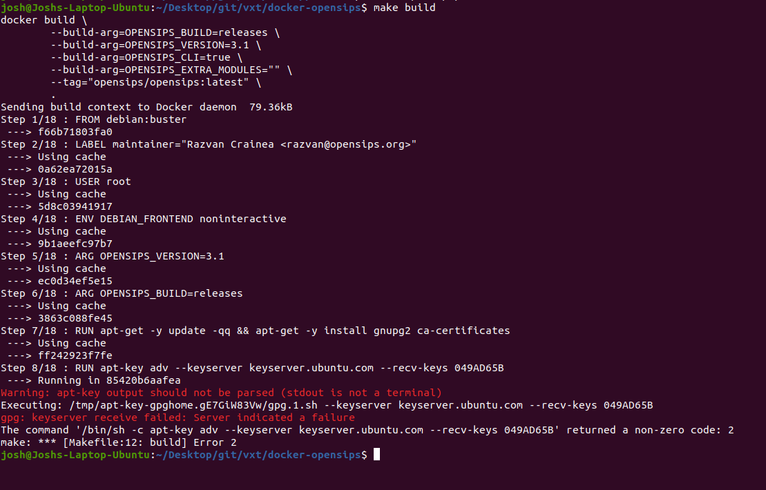 APT Key is not avaliable · Issue #16 · OpenSIPS/docker-opensips · GitHub