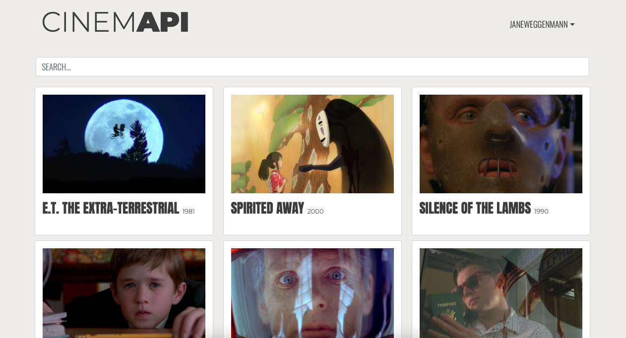 Github Janeweggenmann Cinemapi Client