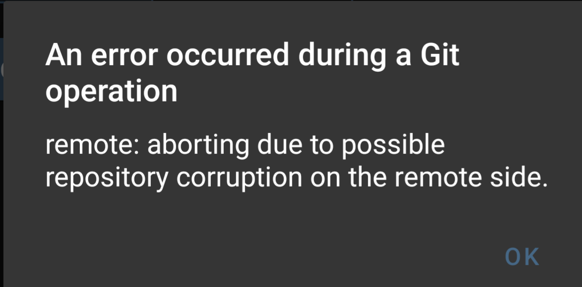 [BUG] git: Possible repository corruption · Issue #2169 · android-password-store/Android ...