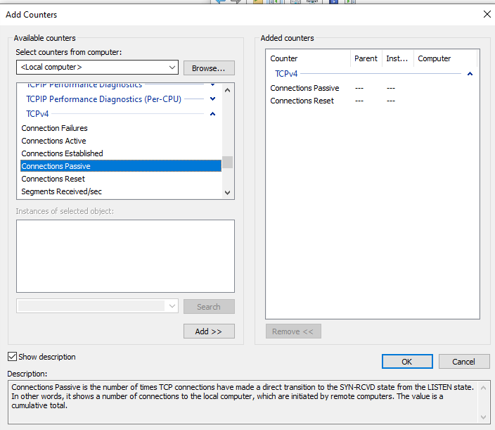 Incorrect Description For The Windowstcpconnectionsresettotal Metric · Issue 1222 