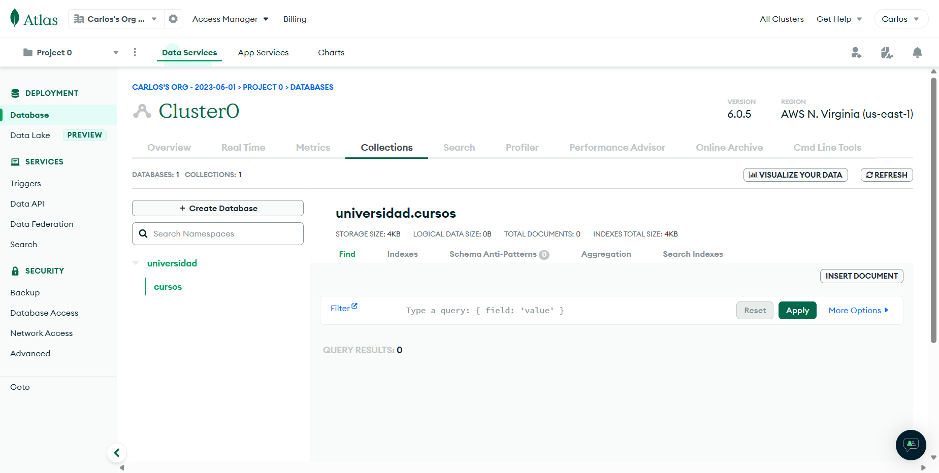 2da Parte - Agregar DATOS a base de datos · Issue #2 · storres20/java-mongodb · GitHub