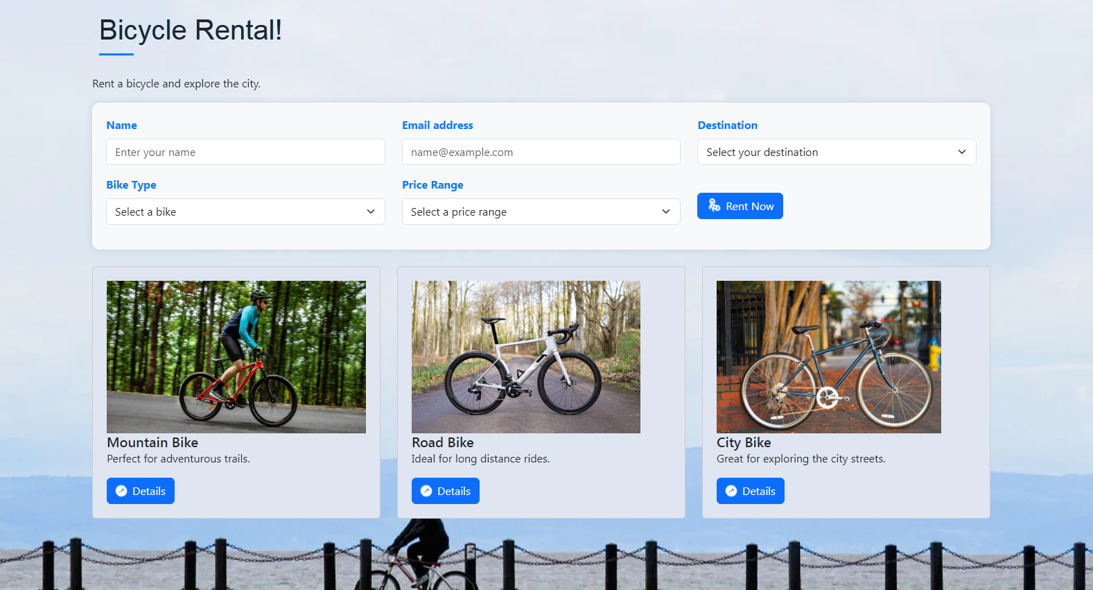 GitHub - ahrana/Bicycle-Rental: Simple Bicycle Rental Portal