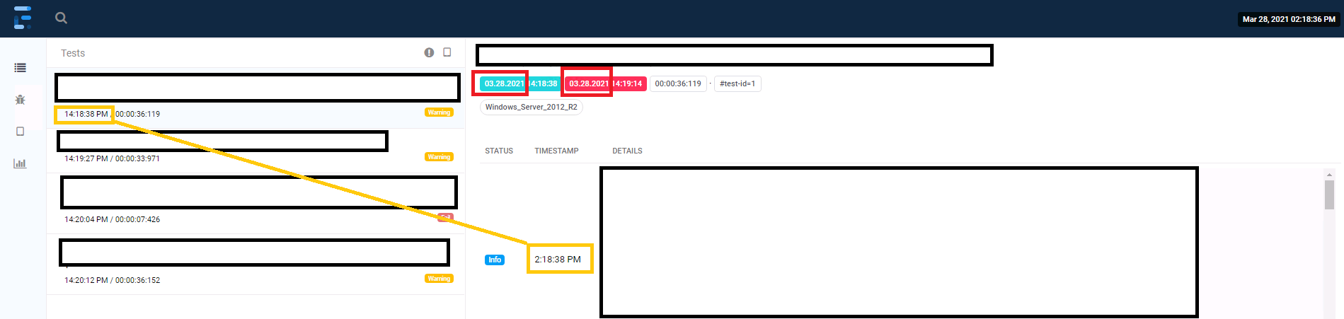 SparkReporter Timestamps Datetime Formats Are Not Unified Issue 
