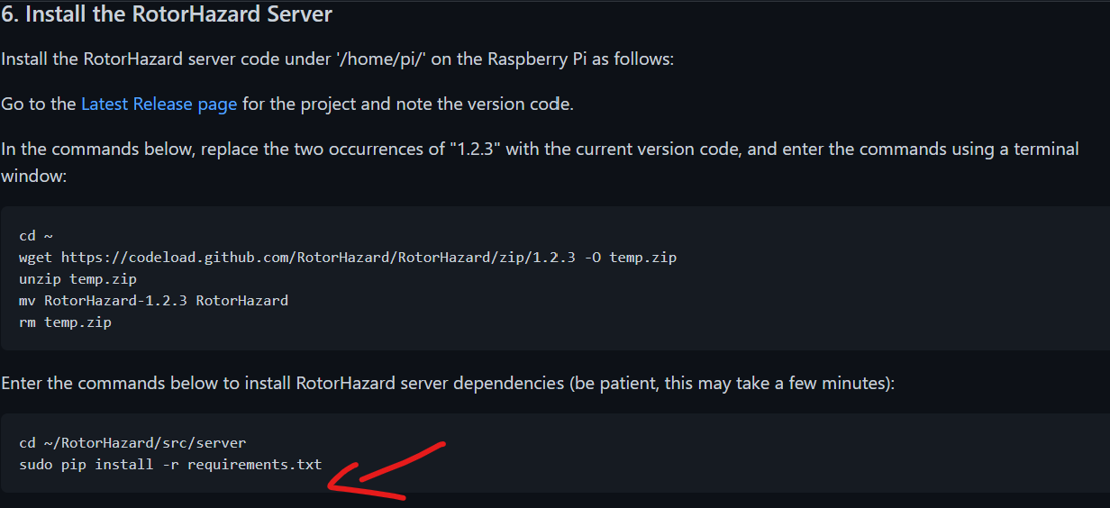Step missing from Software Setup.md · Issue #625 · RotorHazard/RotorHazard · GitHub