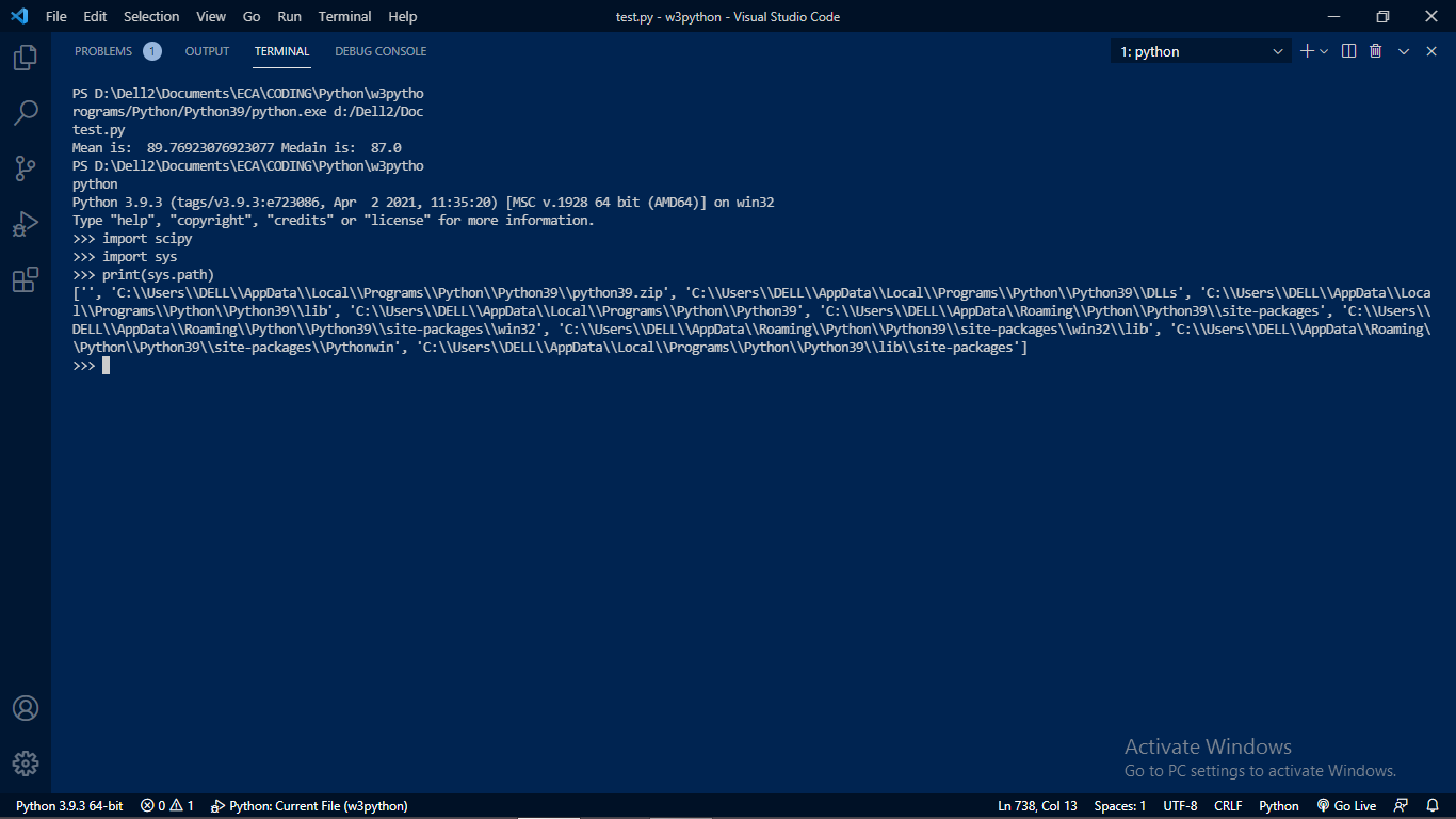 Unable to import scipy · Issue #1271 · microsoft/pylance-release · GitHub