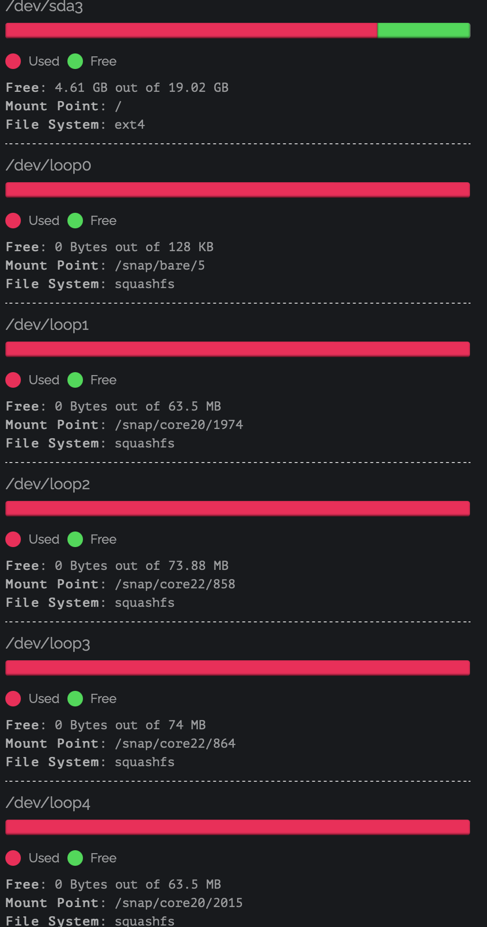 gl-disk-space number of disk · Issue #1333 · Lissy93/dashy · GitHub