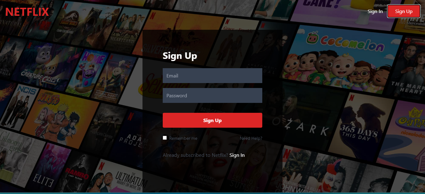GitHub - Devansh-Mehra/Netflix-Clone