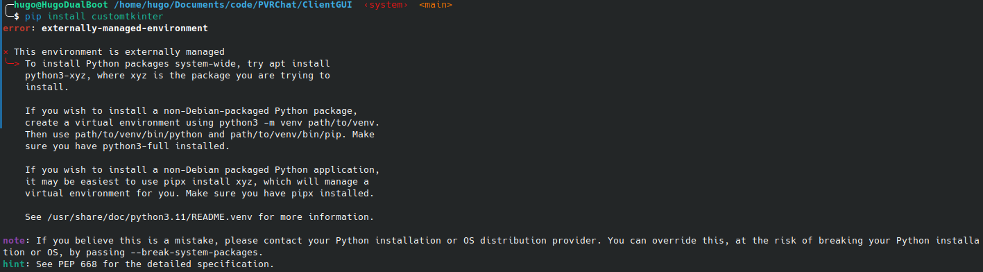 I Have Some Problem With The Install · Issue 1958 · Tomschimansky Customtkinter · Github