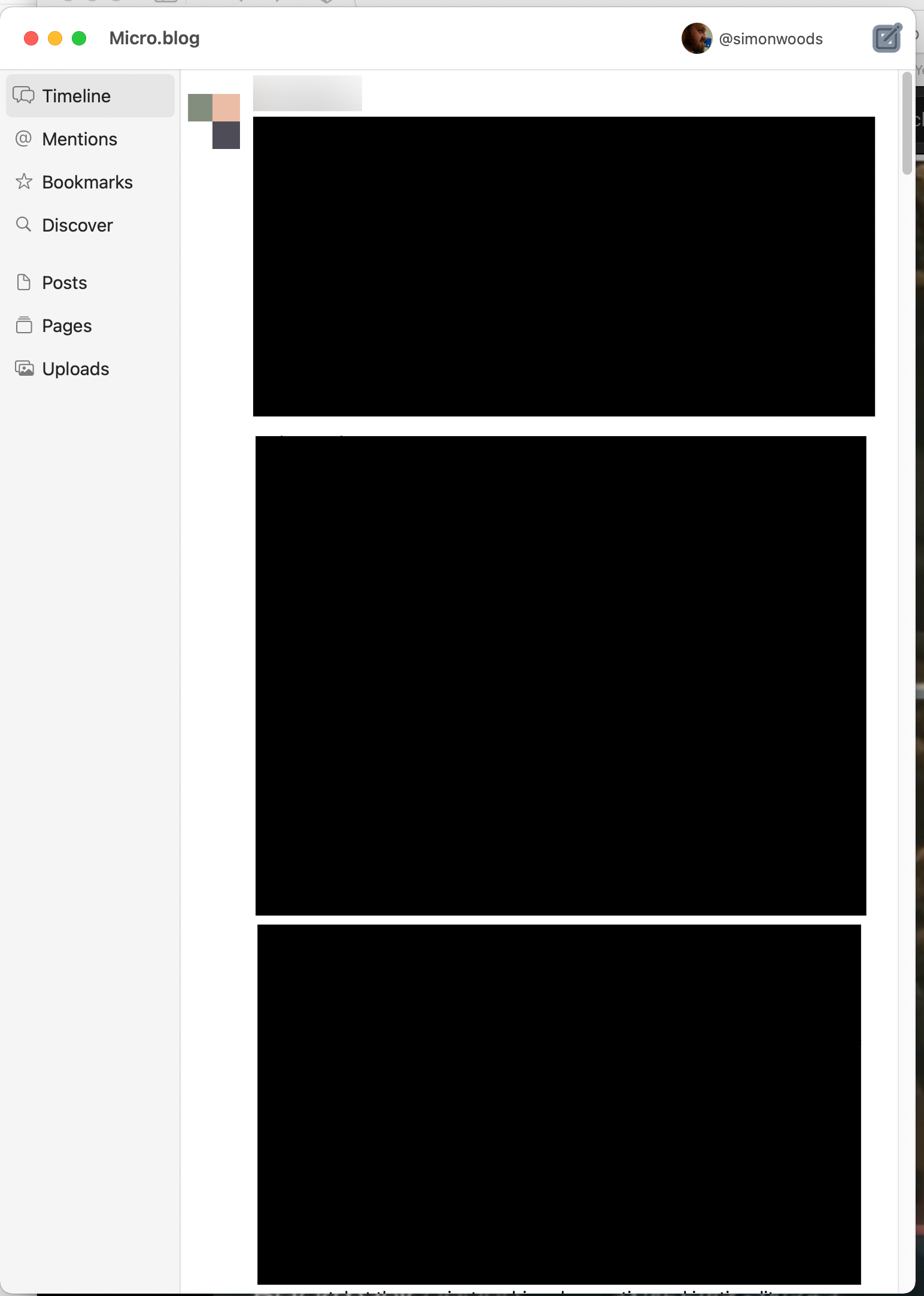 Unlimited reply length can make the timeline weird · Issue #232 · microdotblog/issues · GitHub