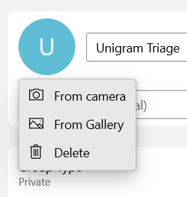 "Delete" option shouldn't be available when no profile picture is set in groups · Issue #1609 ...
