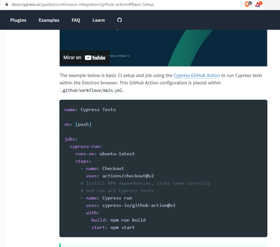 Wrong official information · Issue #563 · cypress-io/github-action · GitHub