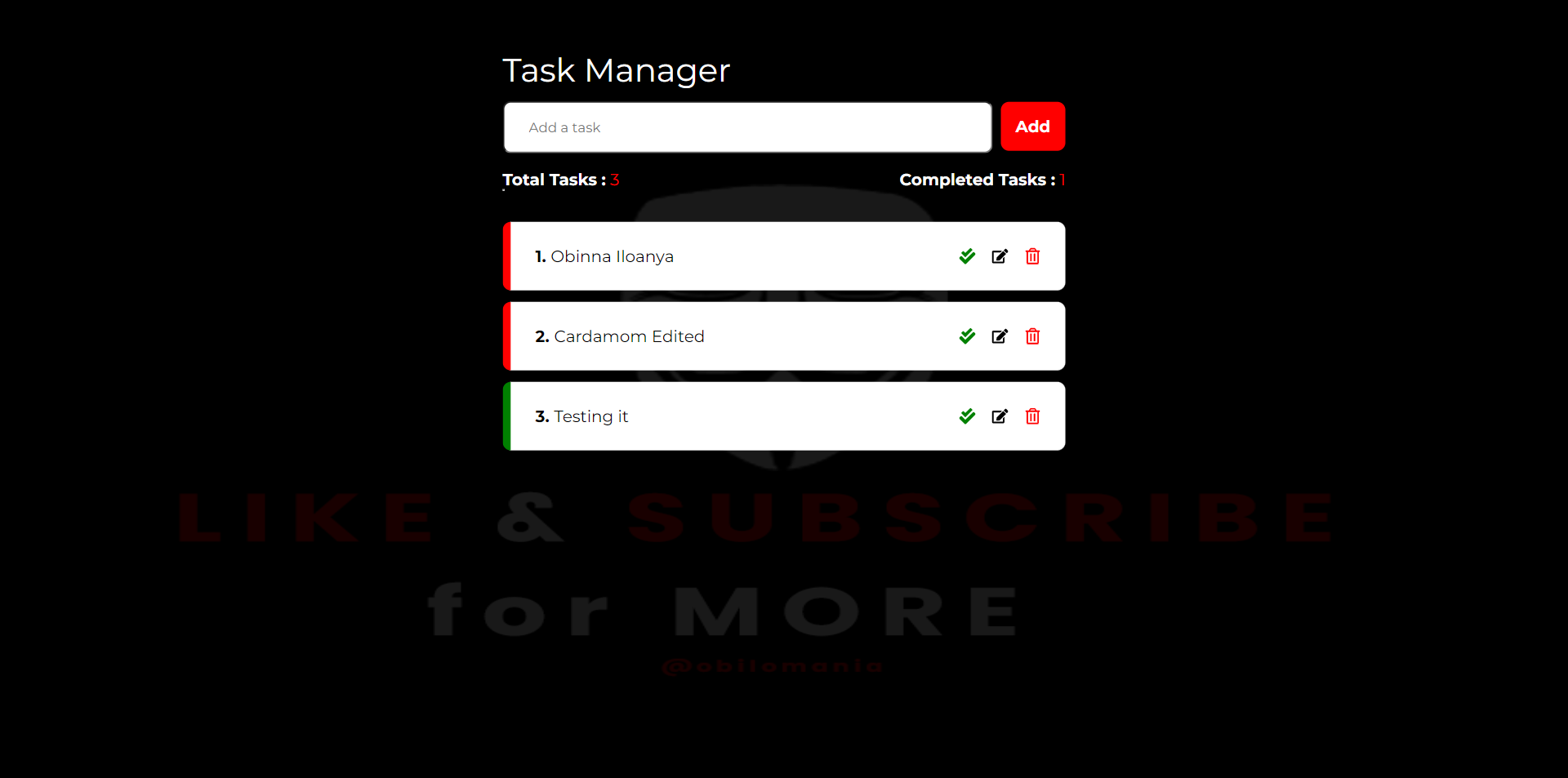 GitHub - Obilomania/frontendMERN-TaskManager: Front end project for a mern stack project
