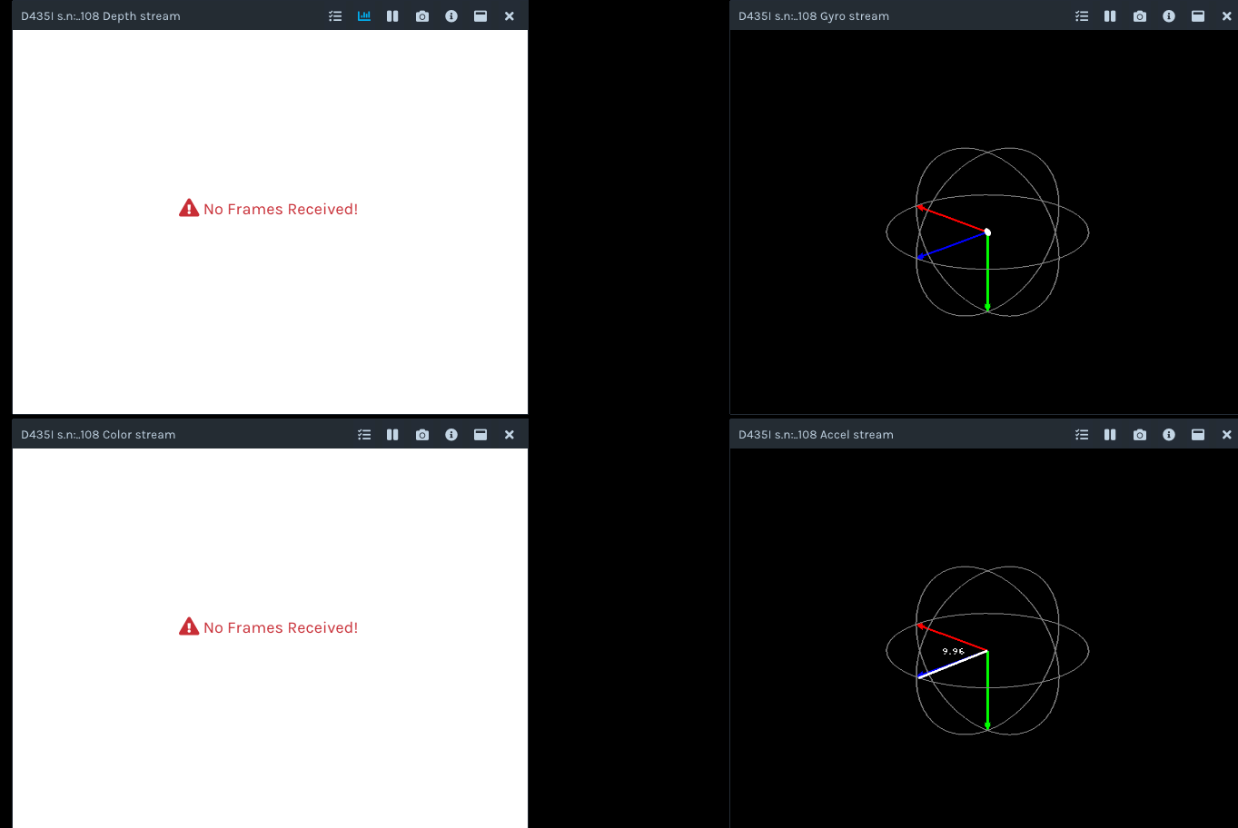 No Frames Detected Issue D435I · Issue #11641 · IntelRealSense/librealsense · GitHub