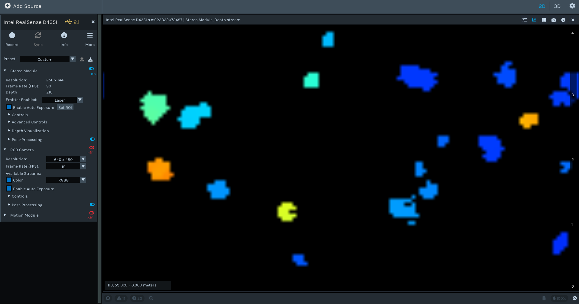 No Frames Detected Issue D435i · Issue 11641 · Intelrealsenselibrealsense · Github 