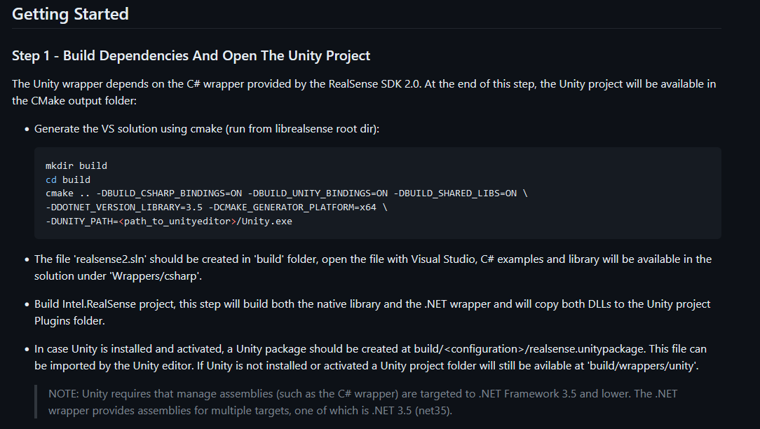 Intel Realsense Unity · Issue #11674 · IntelRealSense/librealsense · GitHub