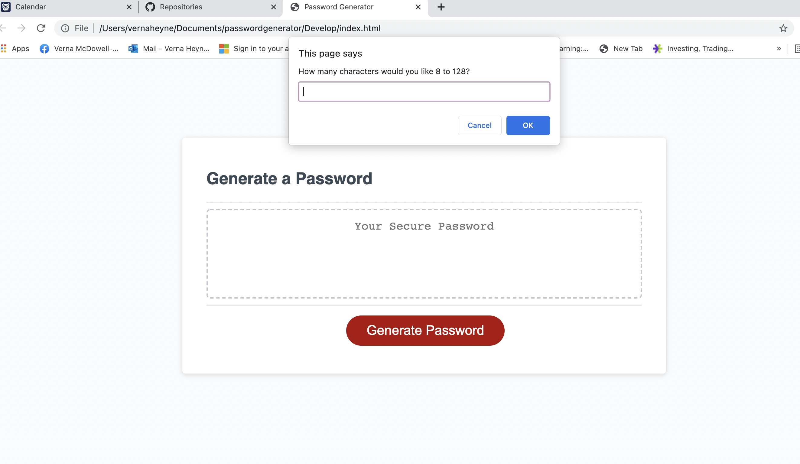 GitHub - HeyneV/passwordgenerator