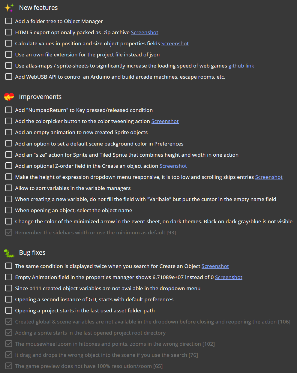 Variable dropdown menu no longer works properly since b111 · Issue #2903 · 4ian/GDevelop · GitHub