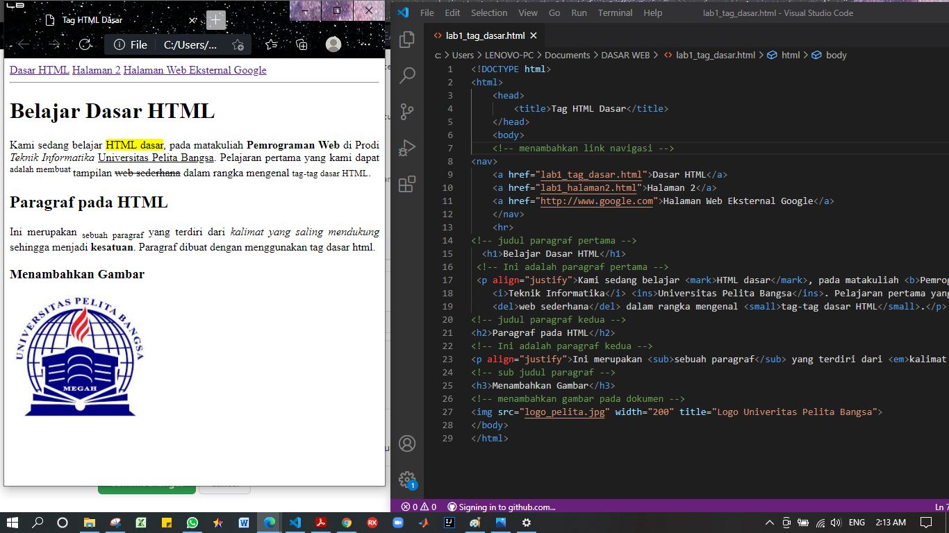 GitHub - Isnaini55/Lab1Web