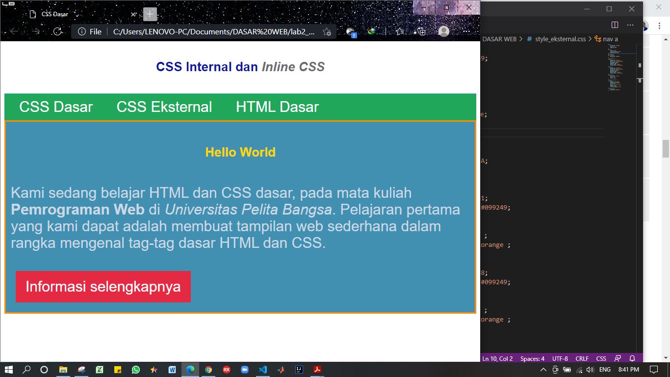 GitHub - Isnaini55/Lab2Web