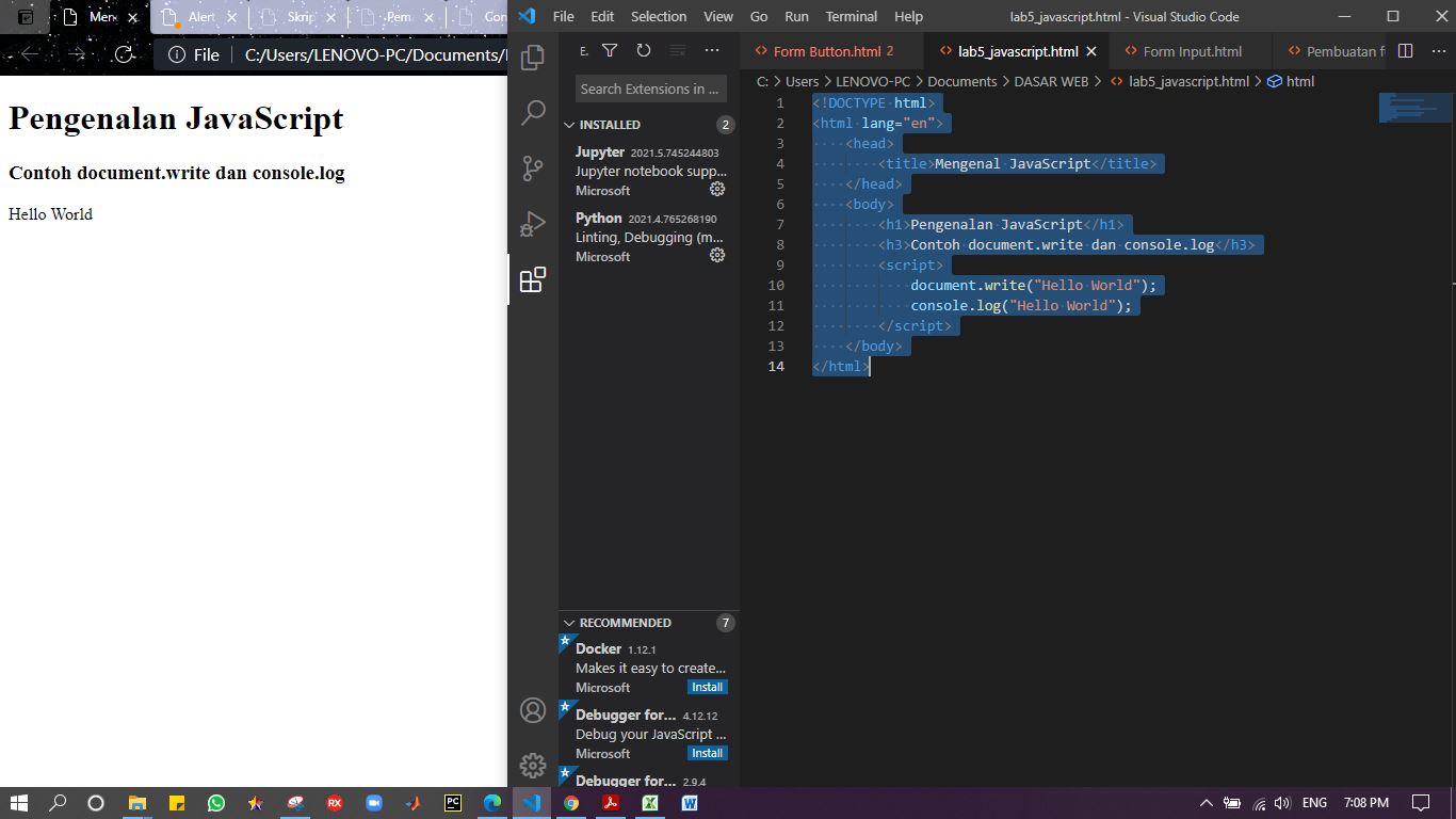 GitHub - Isnaini55/Lab5Web