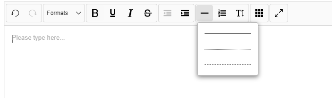 Altering horizontal line sub-menu [Next JS] · Issue #806 · JiHong88/suneditor · GitHub