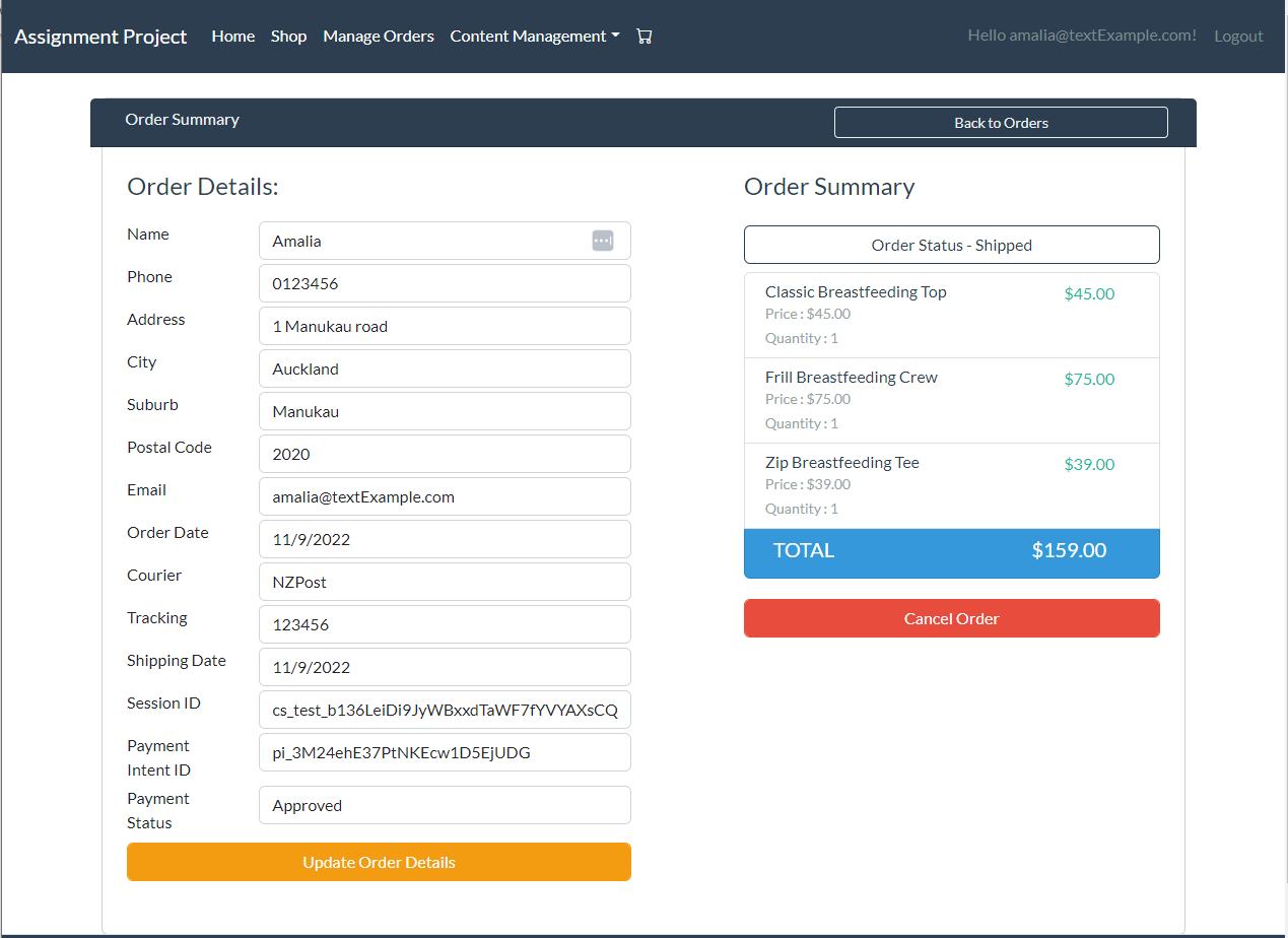 GitHub - TatianaPas/Assignment-Shopping-Part: This is Full Stack ...