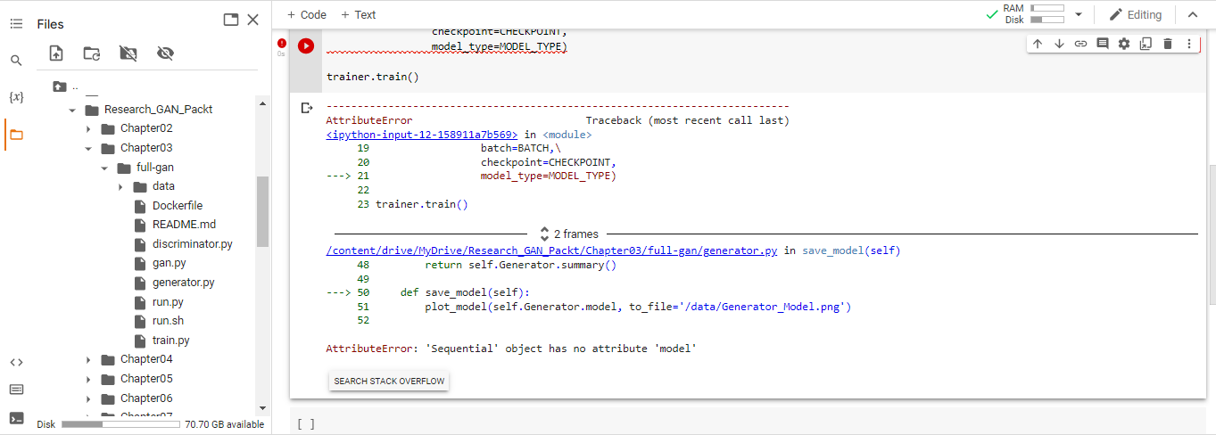Attributeerror Sequential Object Has No Attribute Model · Issue 10 · Packtpublishing 0494