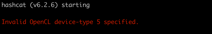macos AMD Radeon Pro 5500M GPUs not working · Issue #3532 · hashcat/hashcat · GitHub