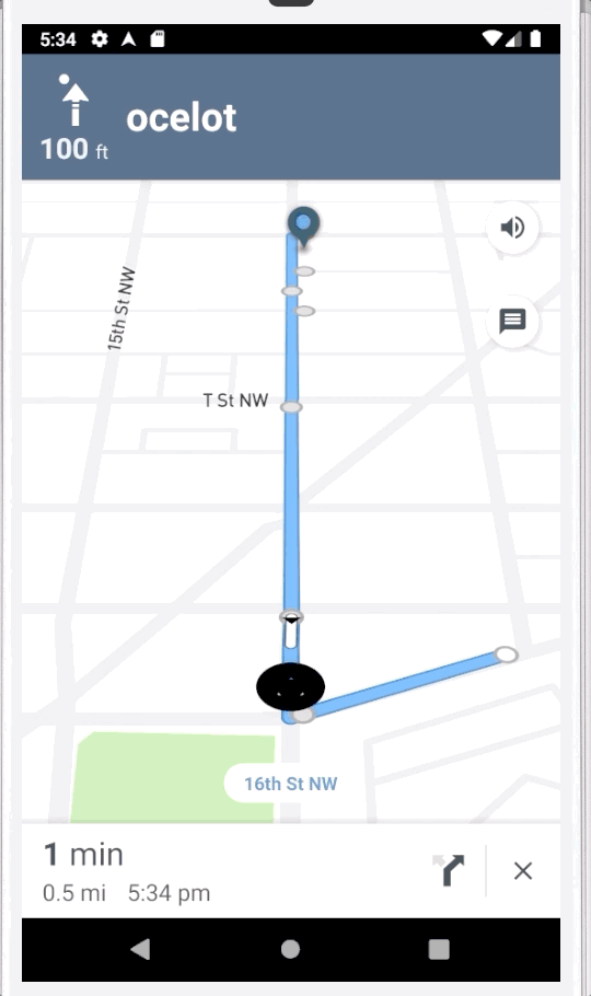 Map visually resets when navigating through waypoints · Issue #2395 · mapbox/mapbox-navigation ...