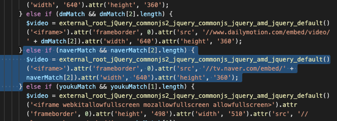 how can i insert Naver TV videos? · Issue #3937 · summernote/summernote · GitHub