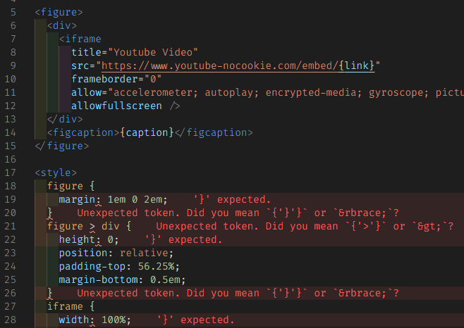 Self closing textarea throws unexpected token · Issue #300 · sveltejs/language-tools · GitHub