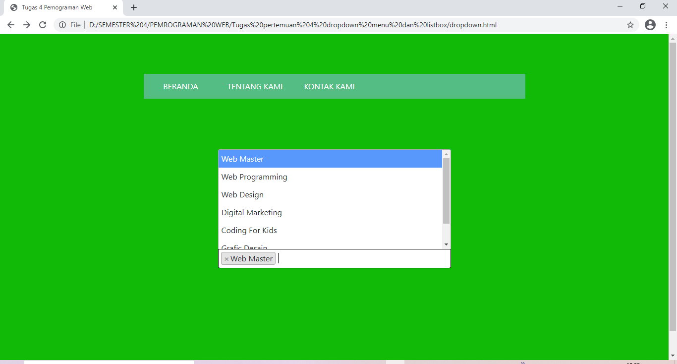 GitHub - rahmathasibuan/Lab3Web