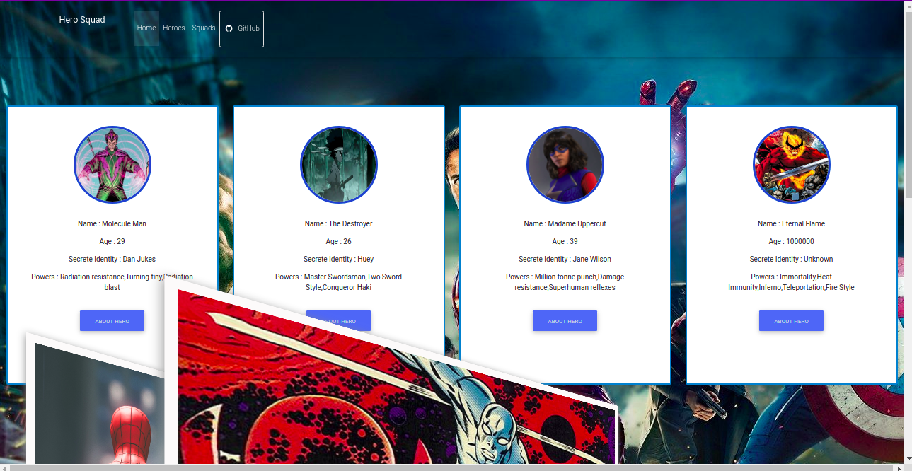 GitHub - Tevin-Isaac/Hero-Squad: Super Heroes Squad