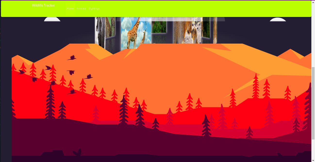 GitHub - Tevin-Isaac/Wildlife-Tracker: This application allows Rangers to track wildlife ...