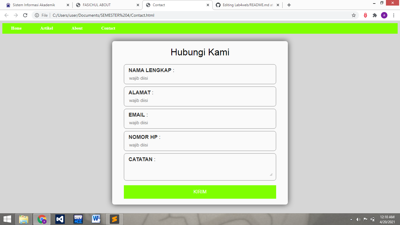 GitHub - Fasichul/Lab4web