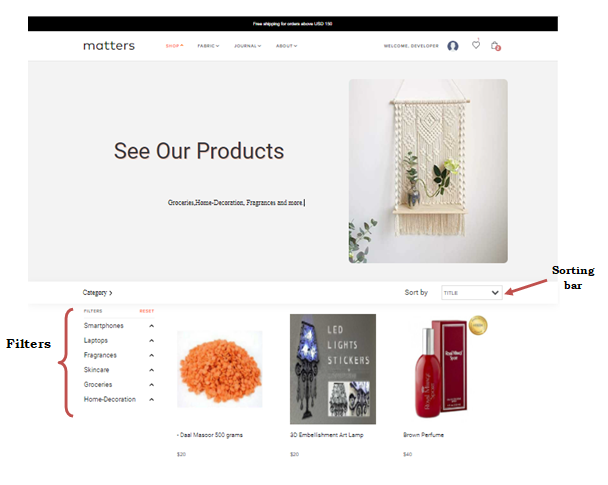 GitHub - Marah-Odeh/gsg-e-commerce: E-commerce website using React js functional components, CSS ...