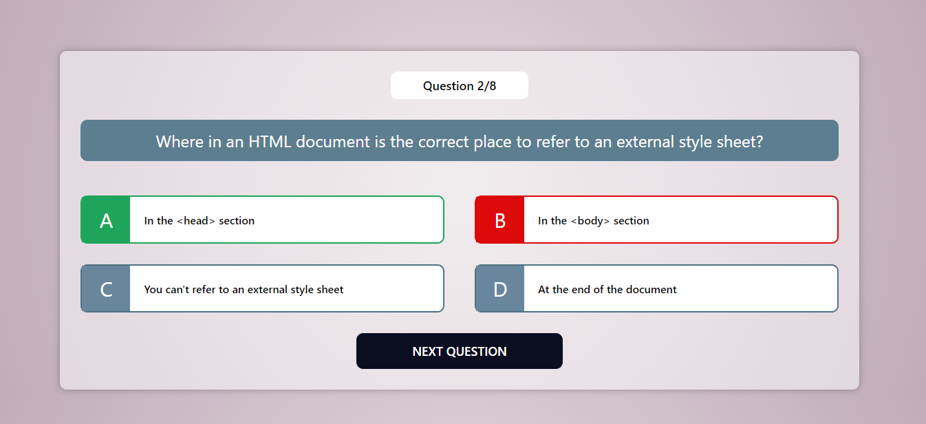 GitHub - Marah-Odeh/Quiz-App-With-React-Hooks-: Quiz app with React Hooks & Contexts