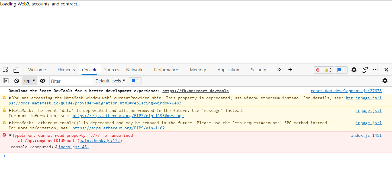 My Developer Console Can't Decide What Error it Wants to Give Me ...
