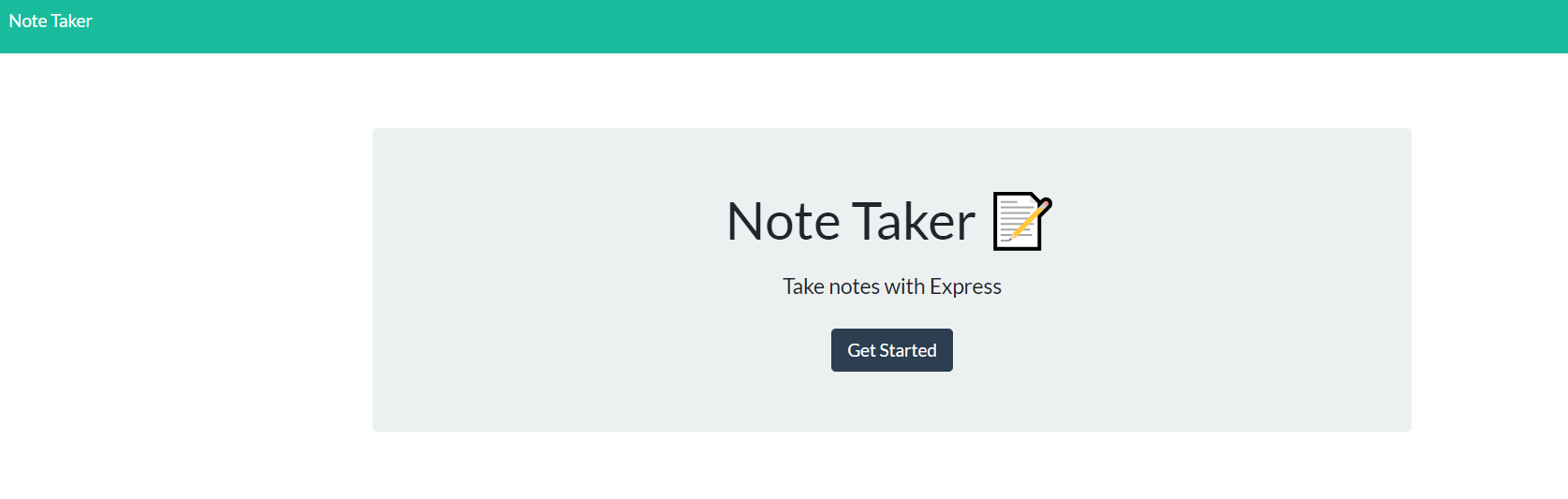 GitHub - jvesterfelt/note-taker: Simple application utilizing express ...