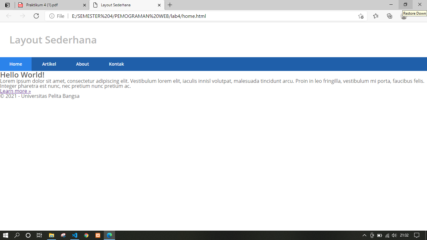 GitHub - fajarmrdnt16/lab4web